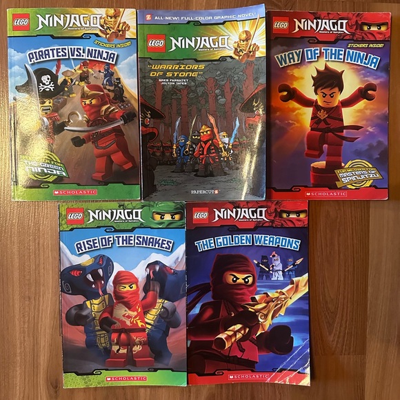 Lego | Toys | Lego Ninjago Scholastic Book Collection Lot Of 5 Books ...